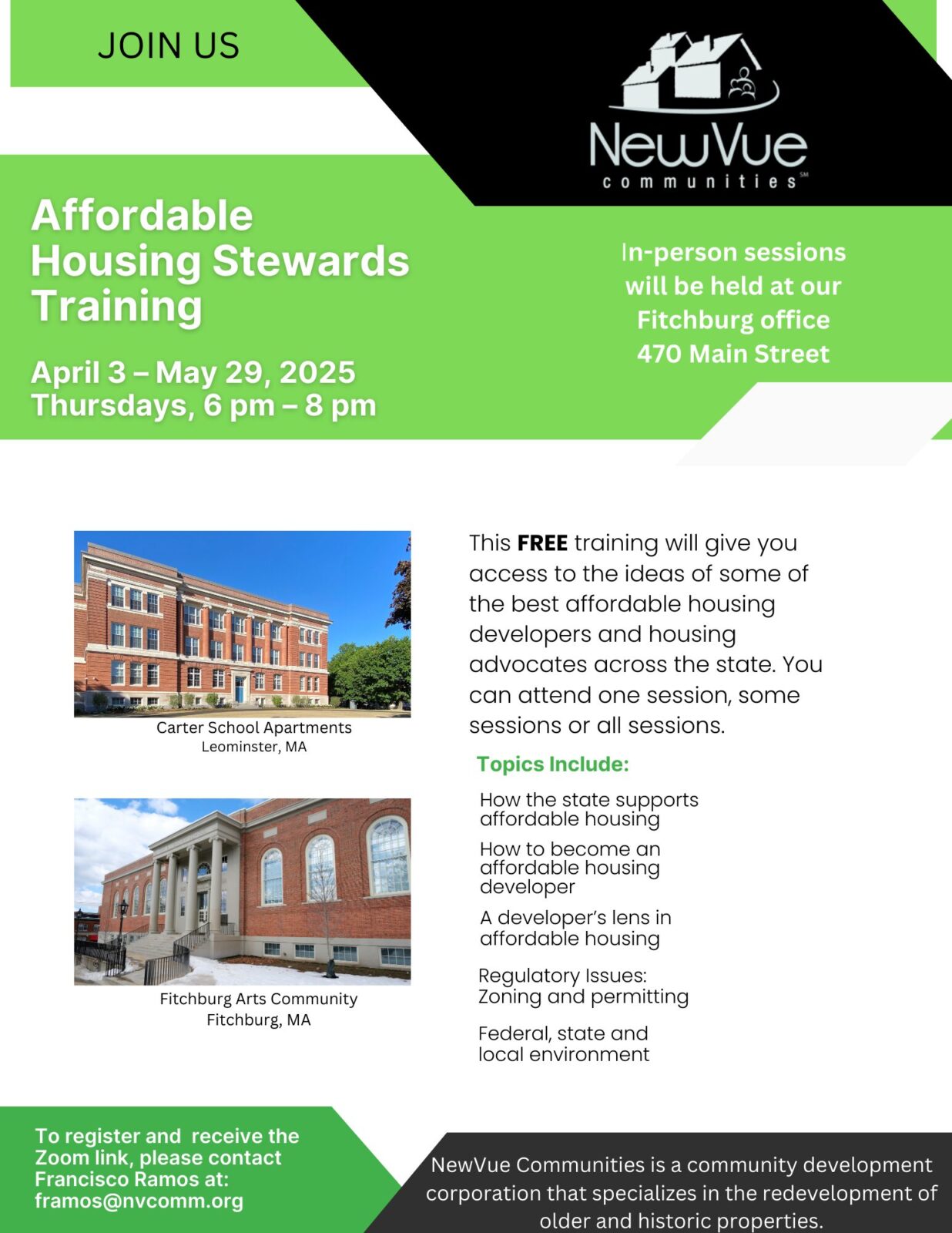 NewVue Offers Affordable Housing Stewards Training » NewVue Communities